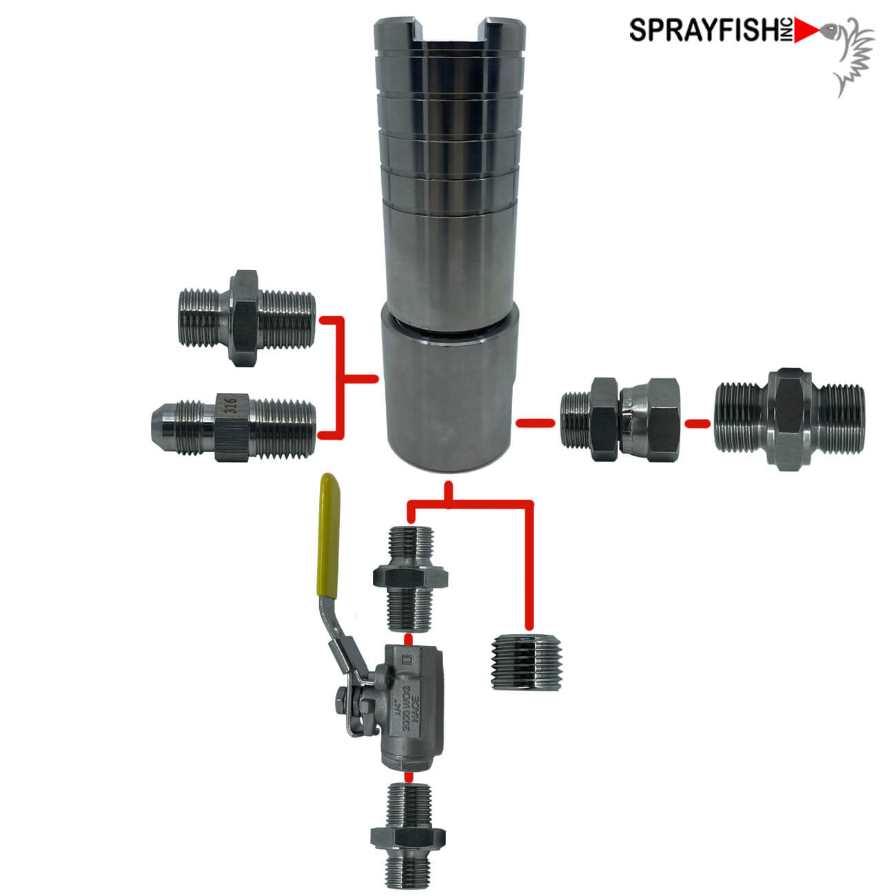 Sprayfish Non-OEM Kremlin® Style SS Fluid Filter | Shop Sprayfish